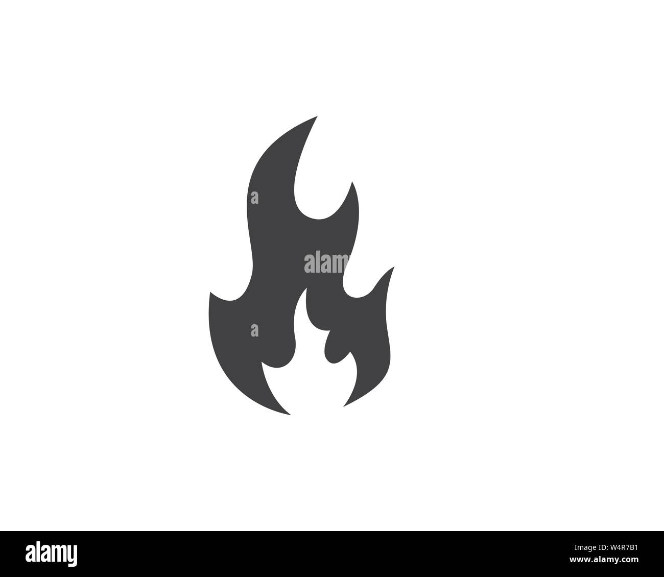 fire flame vector icon design illustration Stock Vector Image & Art - Alamy