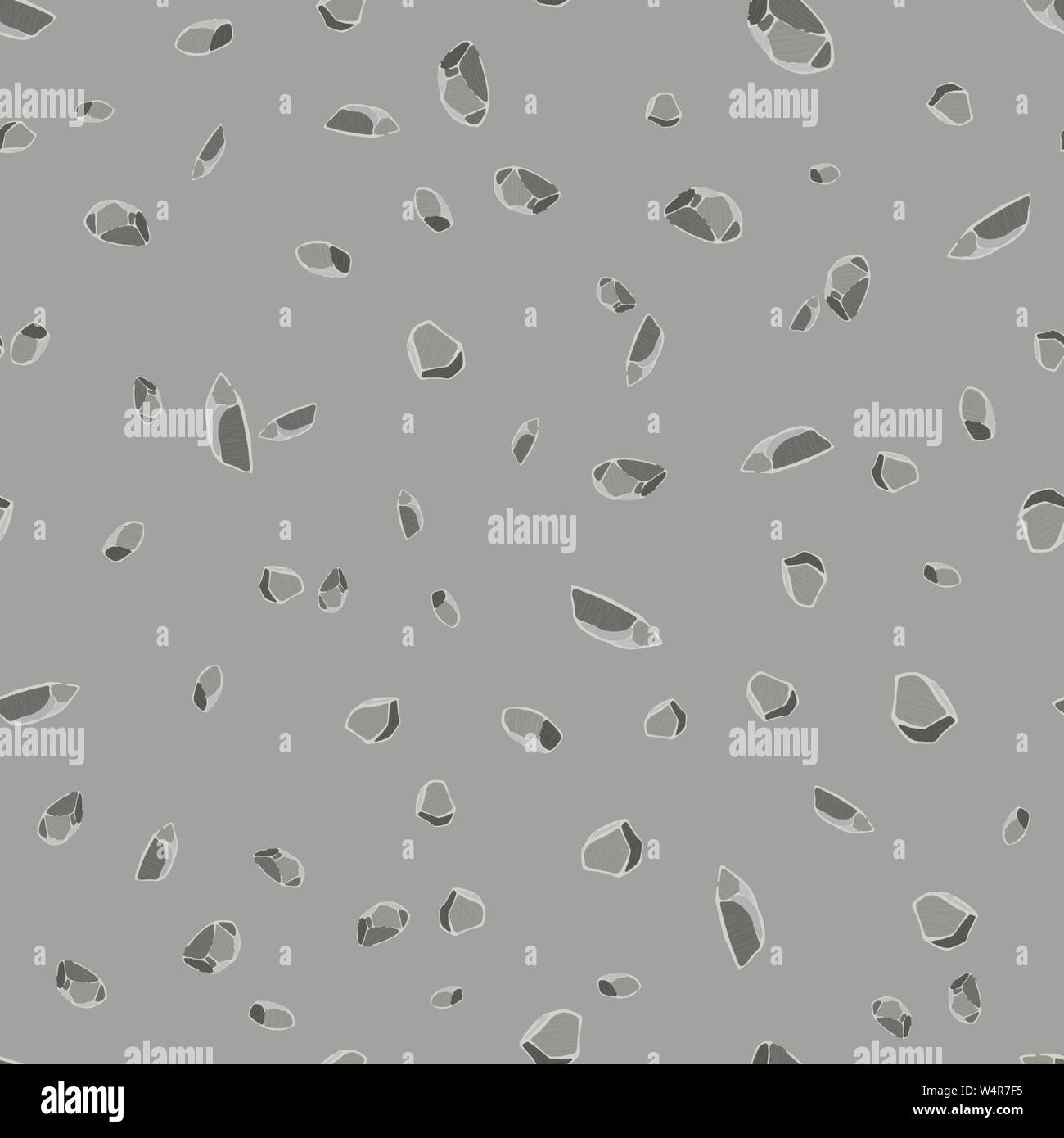 Gray stone repeat. Seamless pattern background. Vector illustration ...
