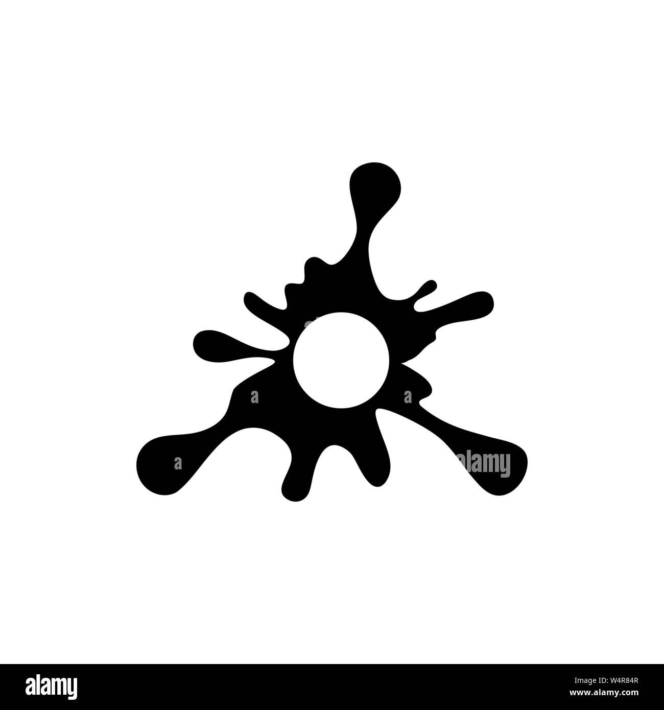 ink drop Vector icon design illustration template Stock Vector Image ...