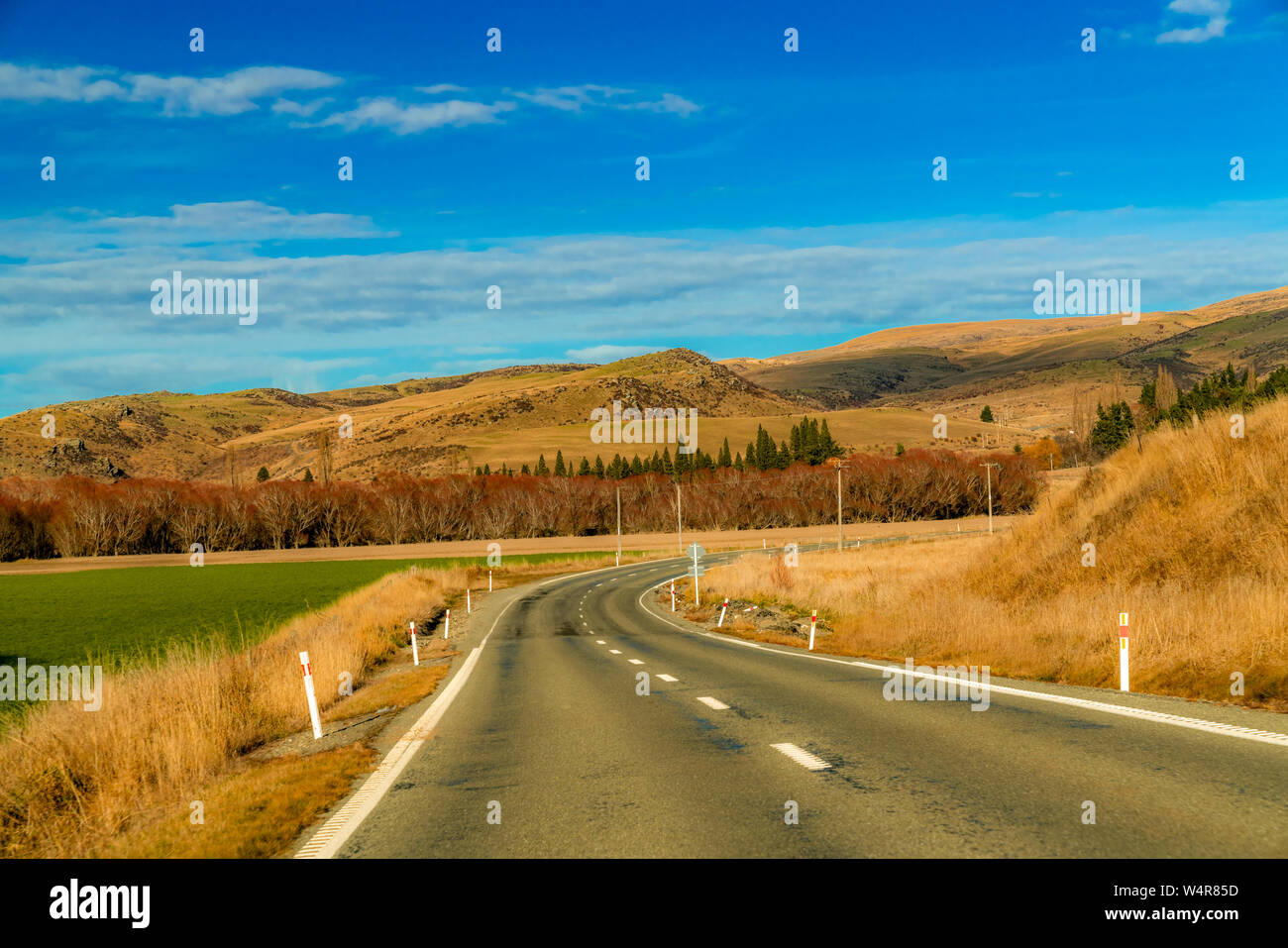 Roads of New Zealand Stock Photo - Alamy