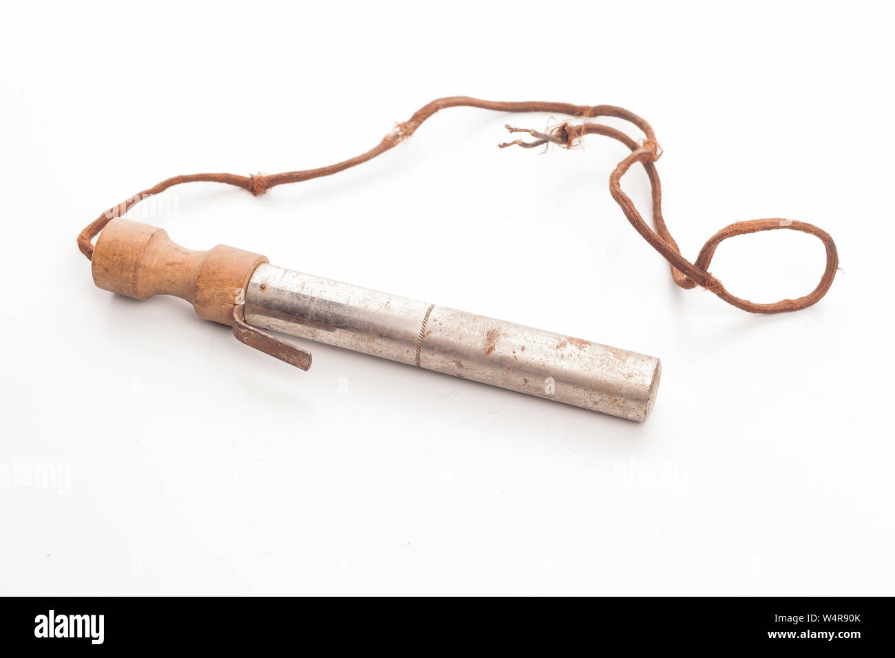 Antique beer heater isolated on white Stock Photo - Alamy
