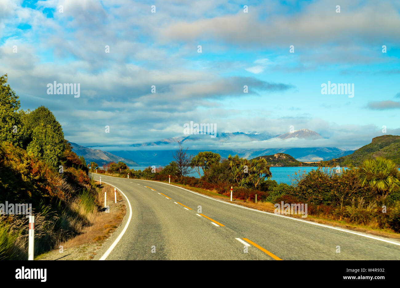 Roads of New Zealand Stock Photo - Alamy