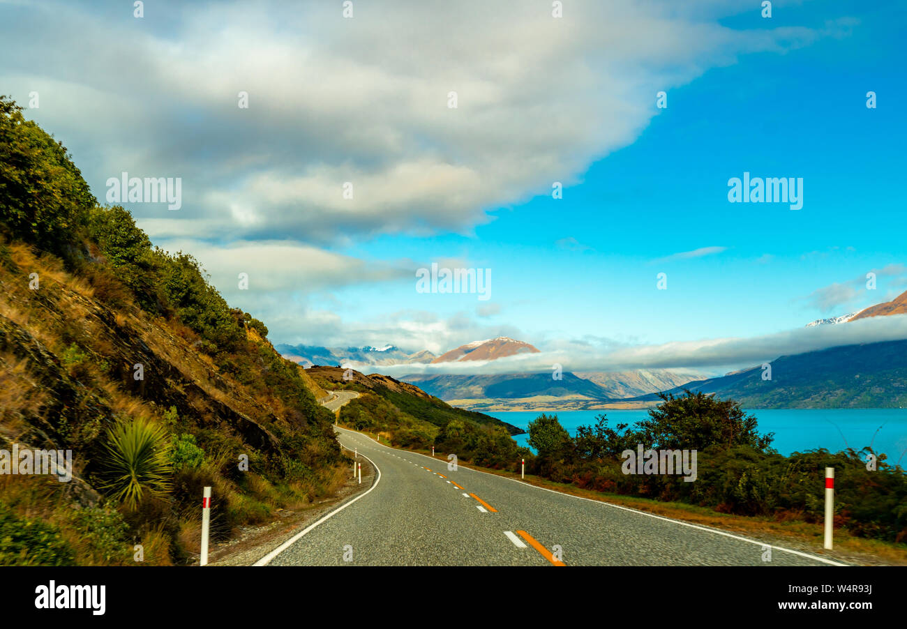 Roads of New Zealand Stock Photo - Alamy