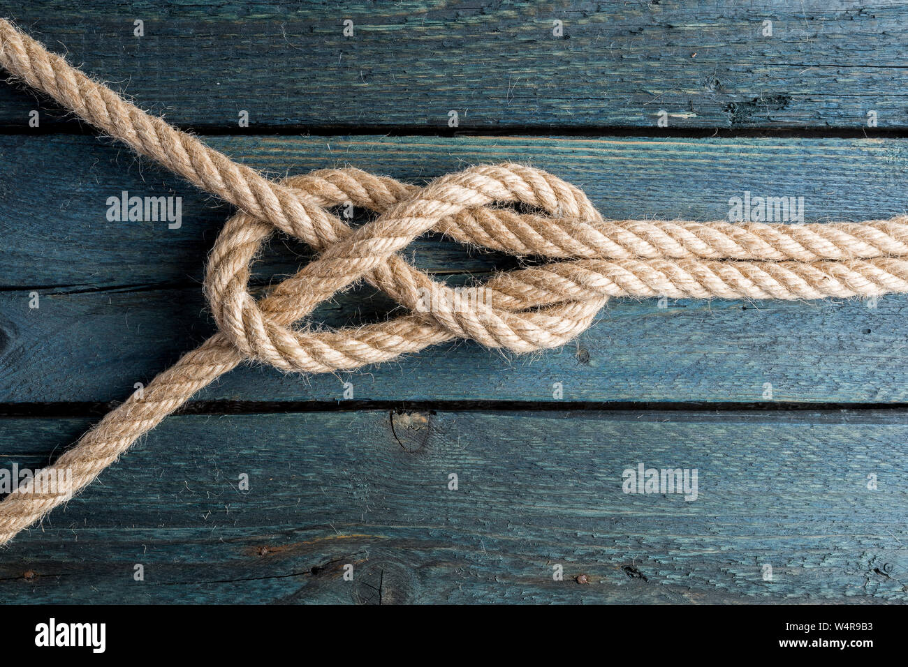 Sheet Band Knot. Rope node Stock Photo - Alamy