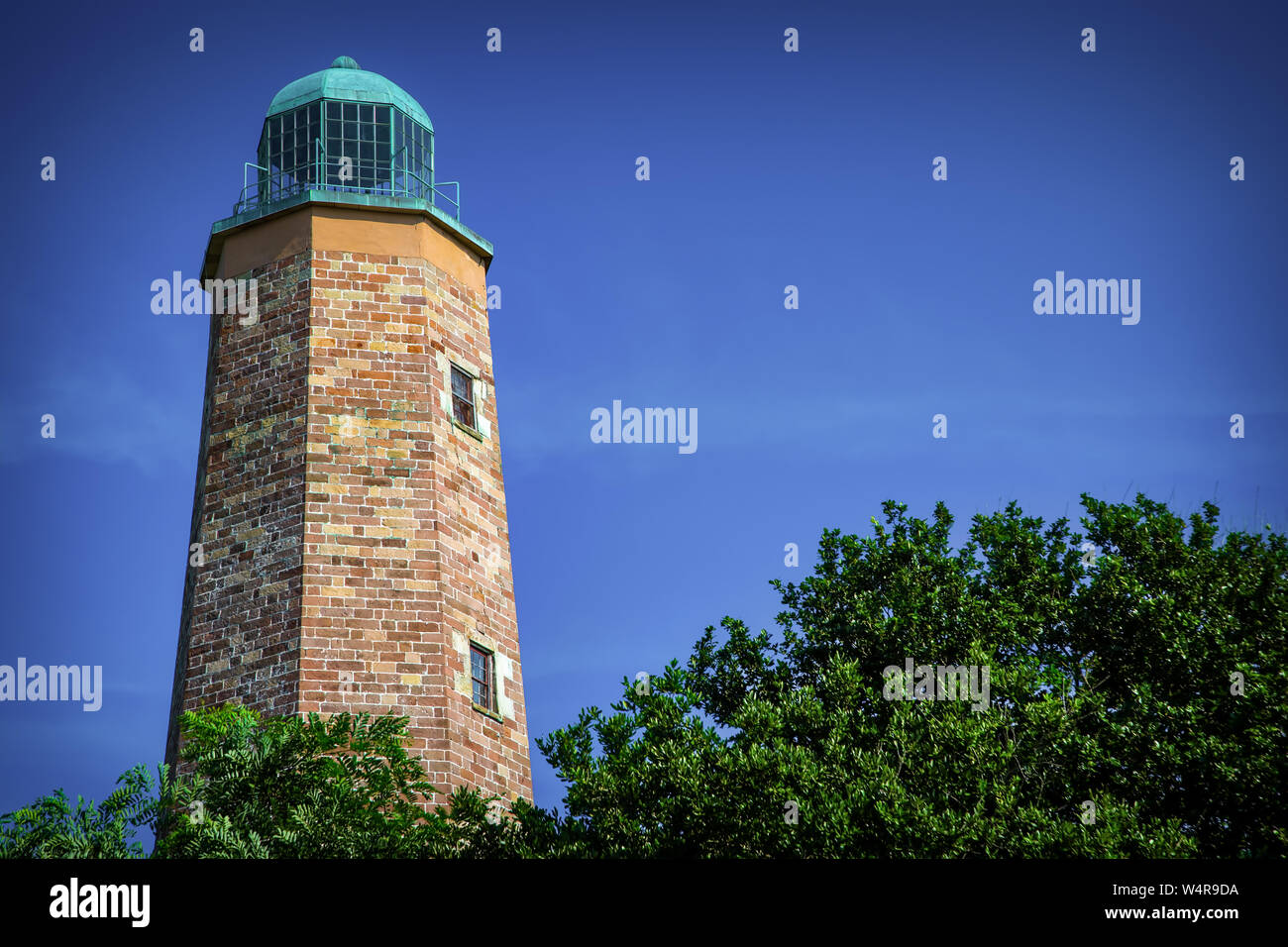 The Cape Henry Lighthouse in Virginia Beach, Virginia built in 1792 ...
