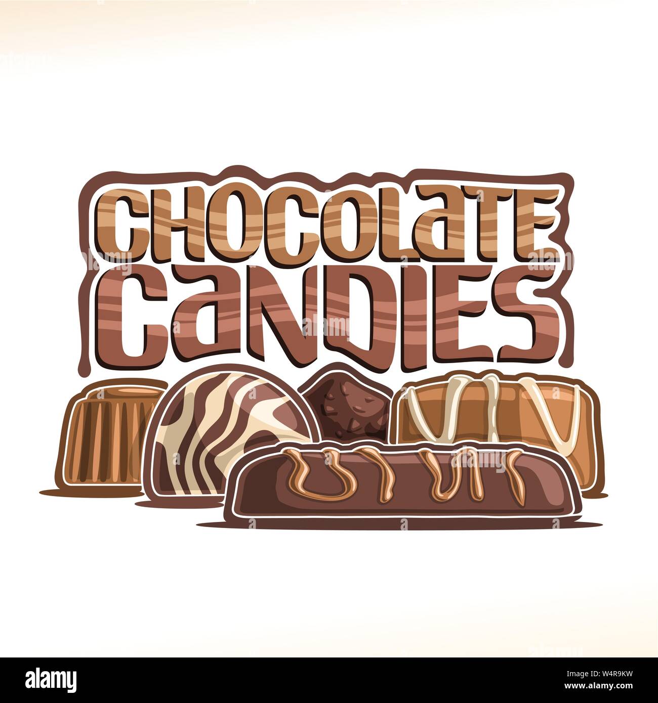 Sweet chocolate dessert ball Stock Vector Images - Alamy