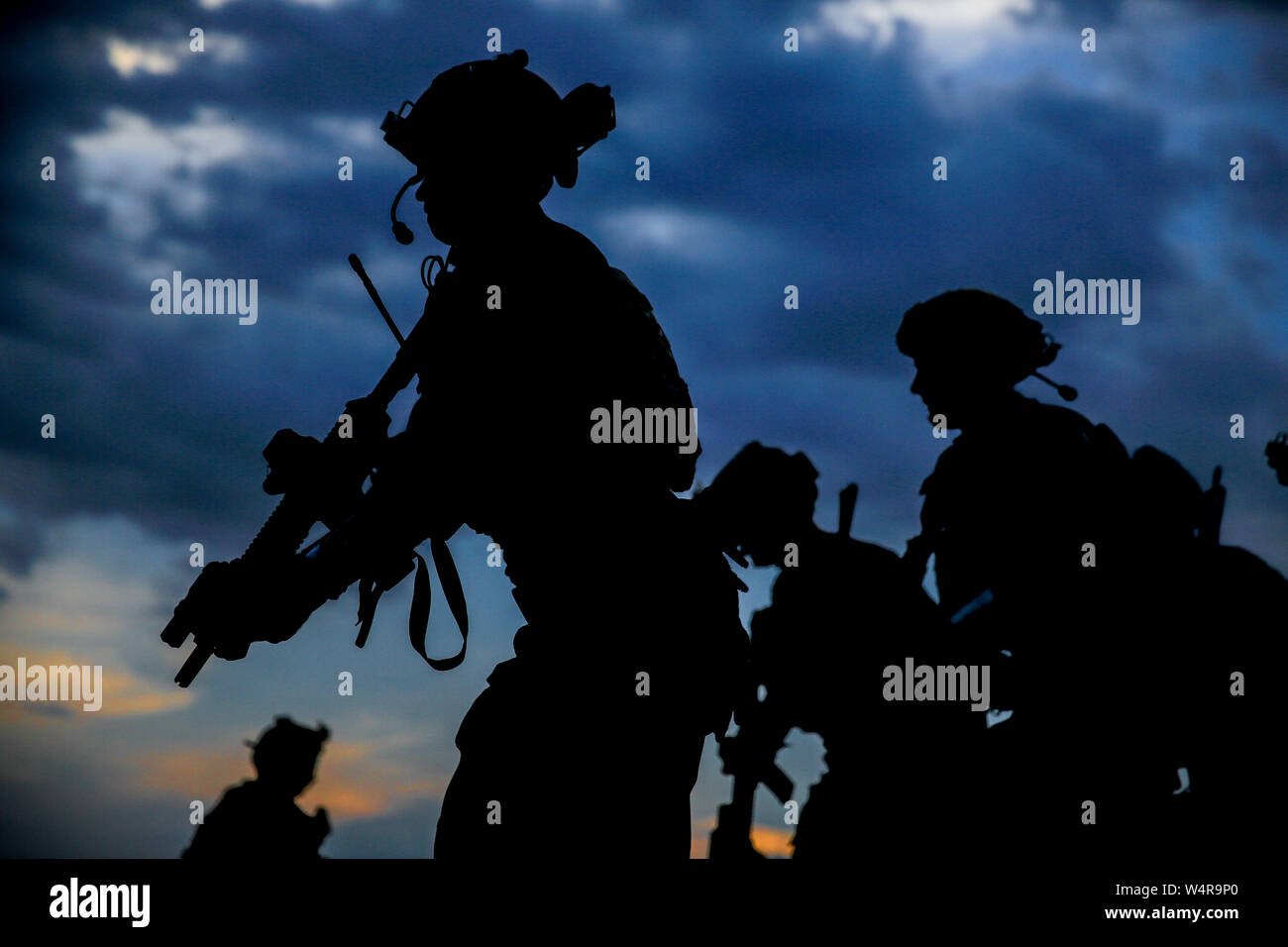 Green Berets assigned to 3rd Special Forces Group (Airborne) conduct ...