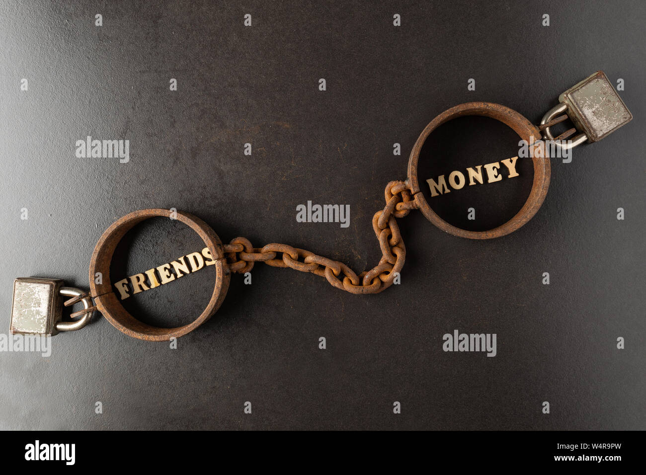 No money no friends Stock Photo - Alamy