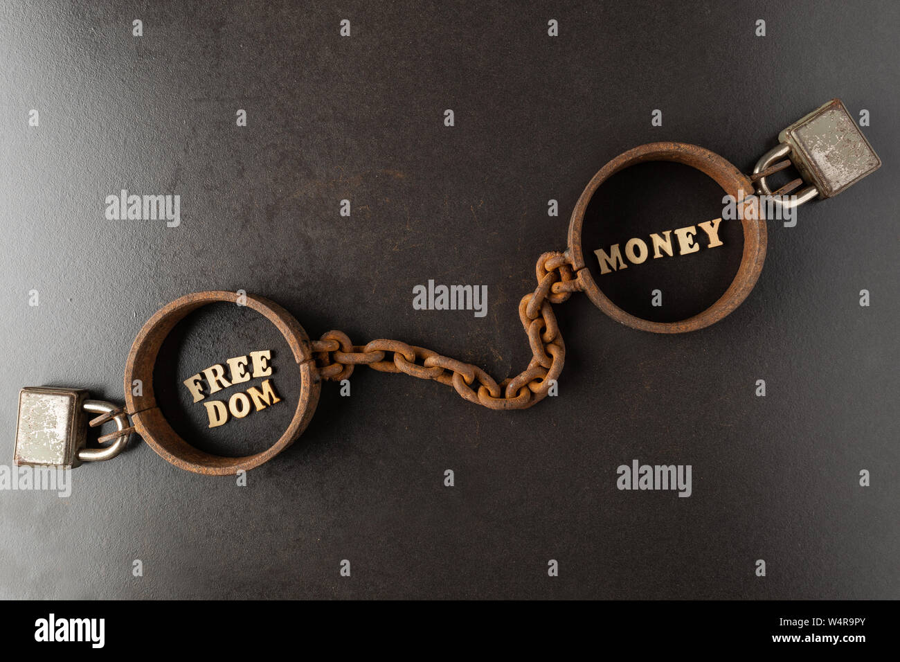 No money no freedom Stock Photo - Alamy
