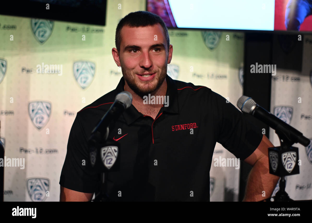 Los Angeles, United States. 21st July, 2019. Stanford linebacker Casey ...