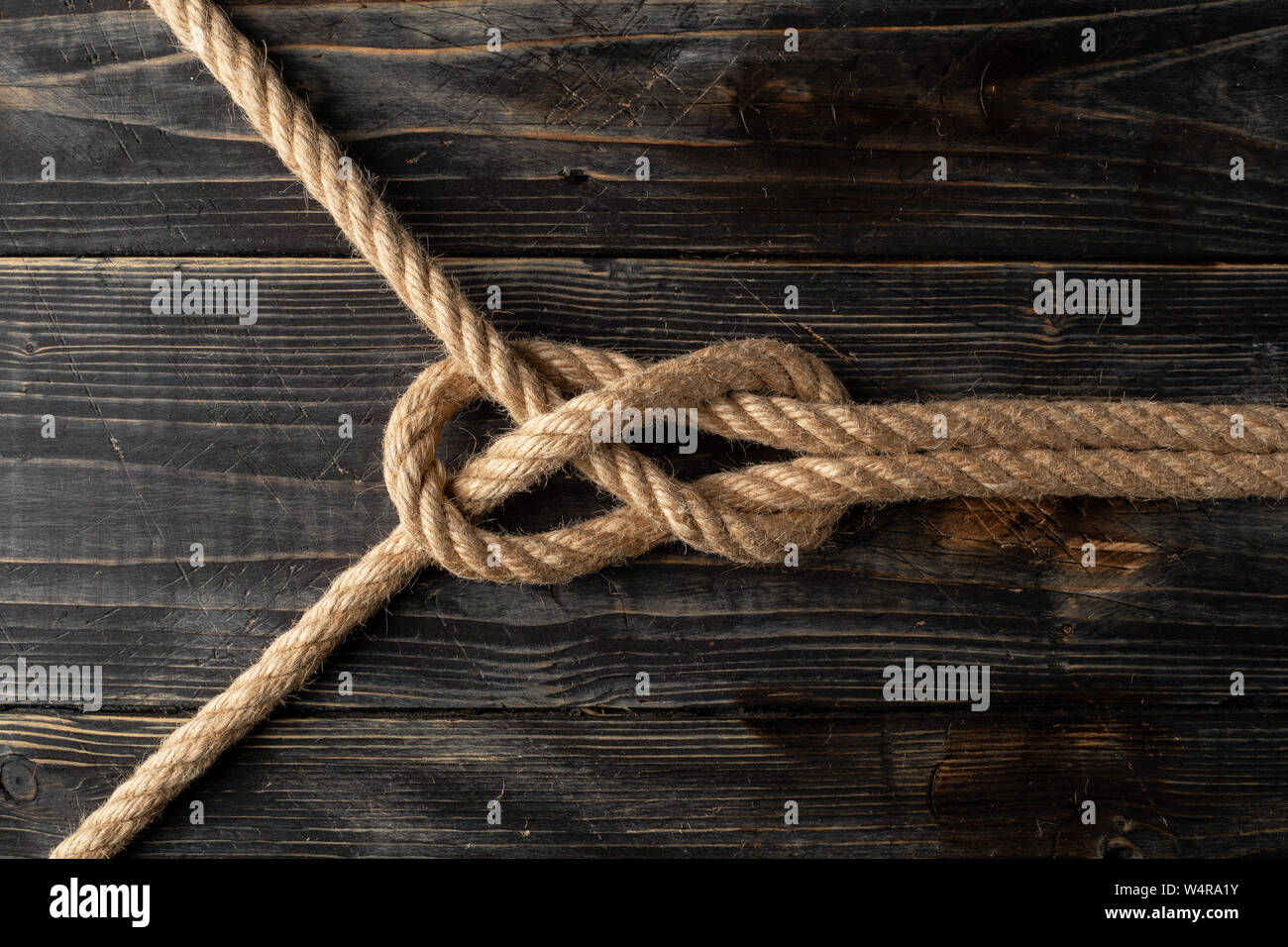 Sheet Band Knot. Rope node Stock Photo - Alamy