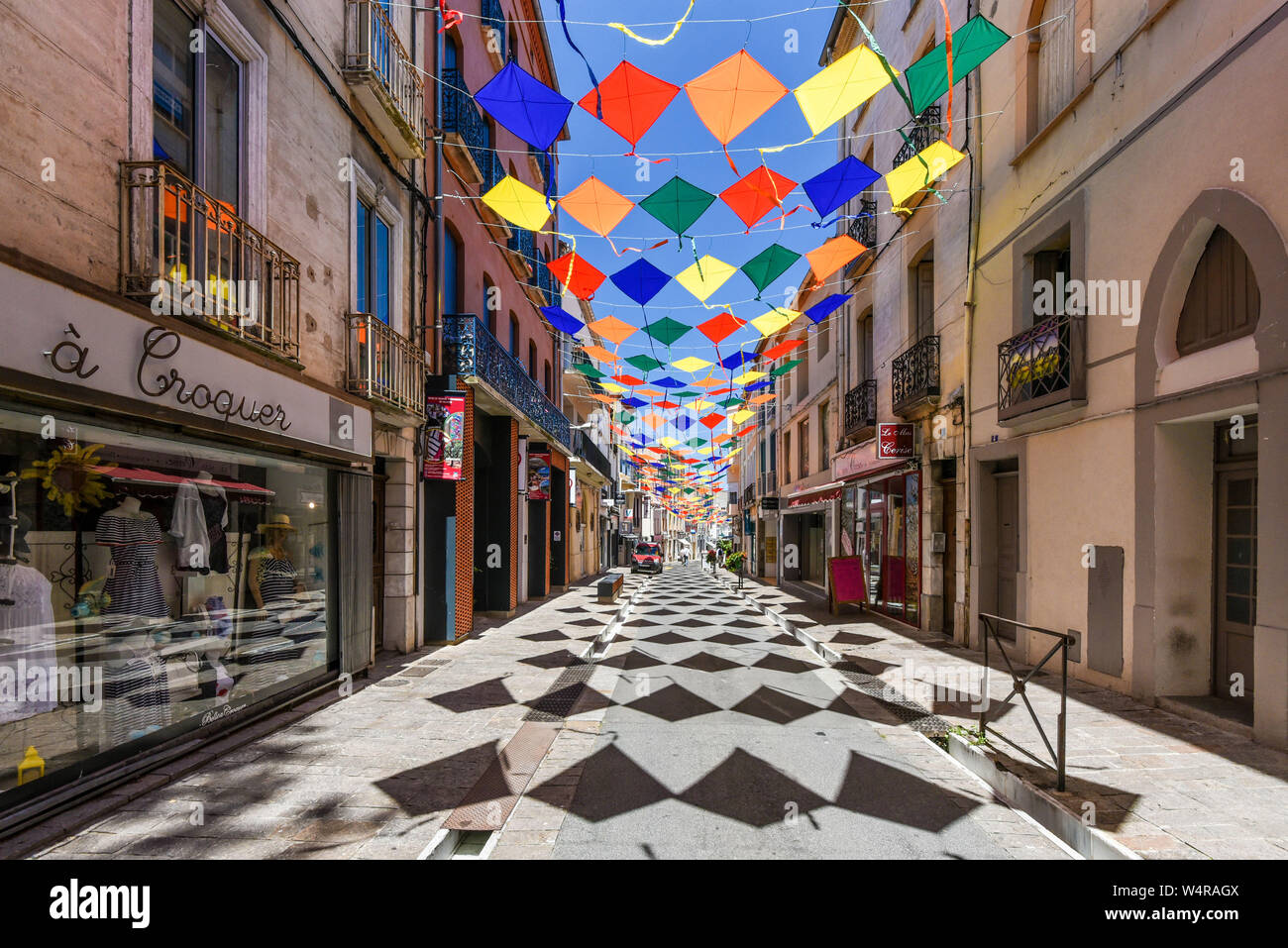 City street decorated hi-res stock photography and images - Alamy
