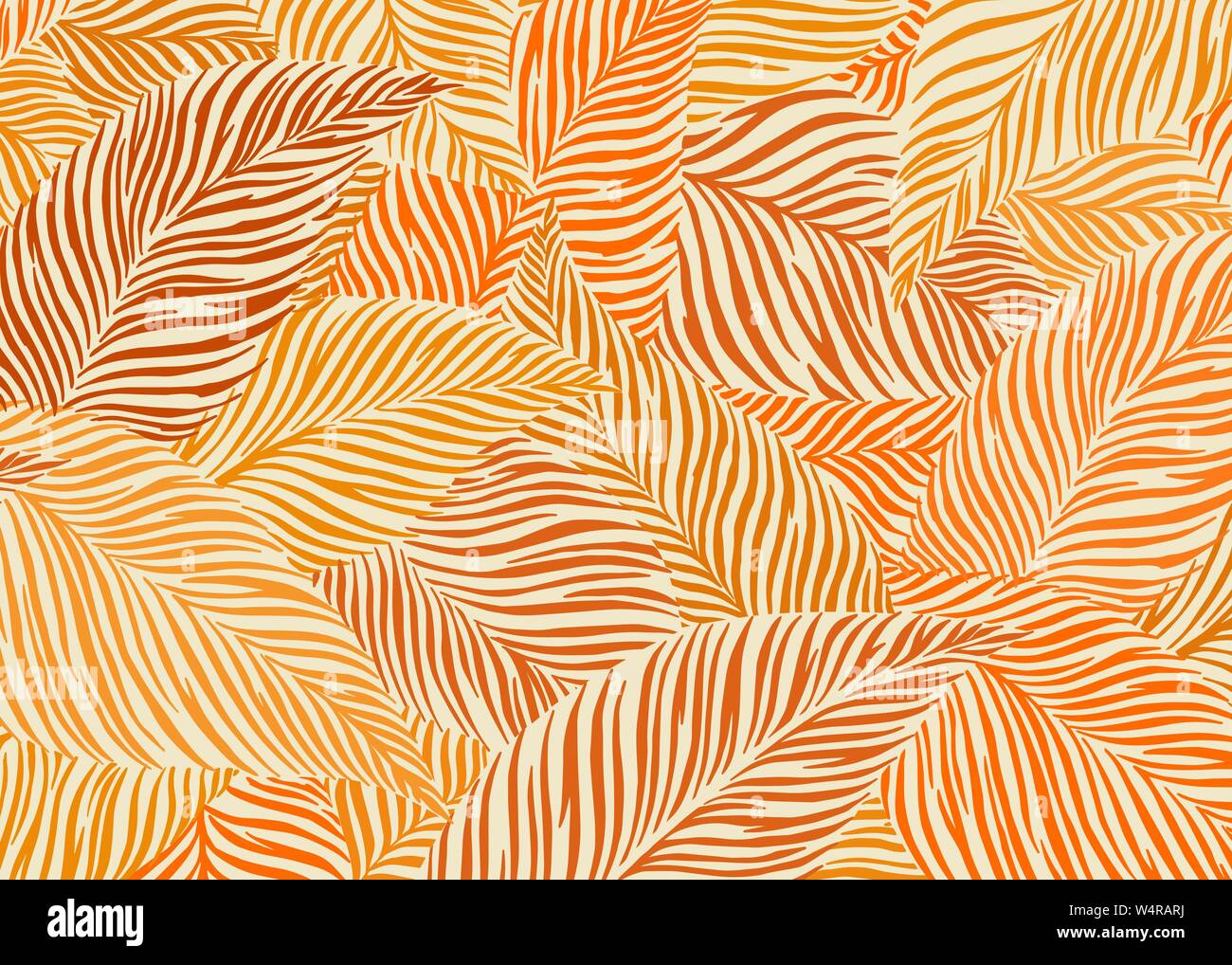 Abstract leaf pattern background. Vector illustration background. For ...