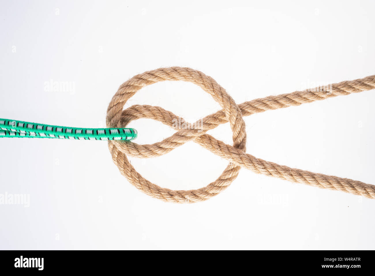ship node. Rope knot Stock Photo - Alamy