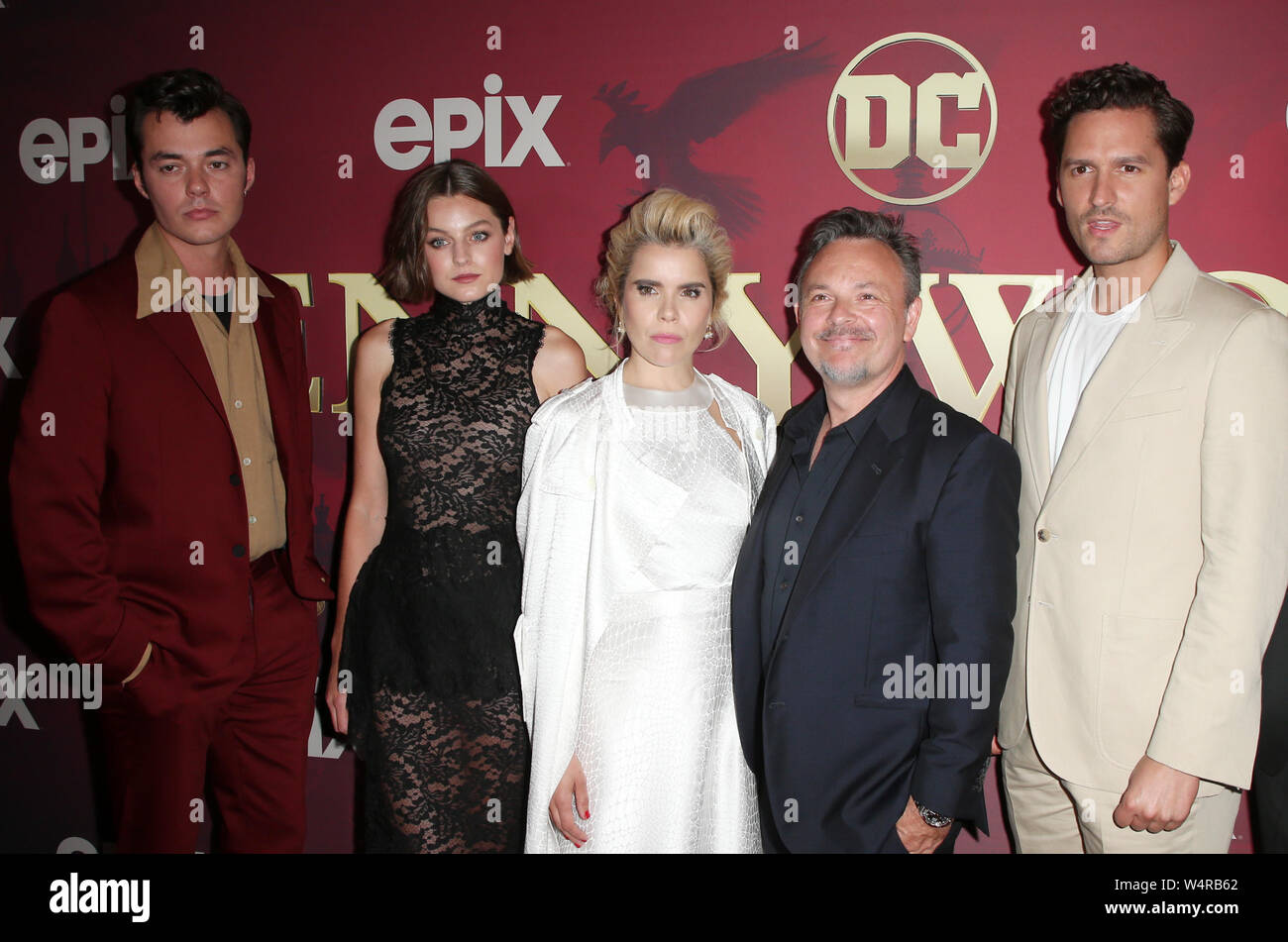Los Angeles, Ca, USA. 24th July, 2019. Jack Bannon, Emma Corrin, Paloma ...