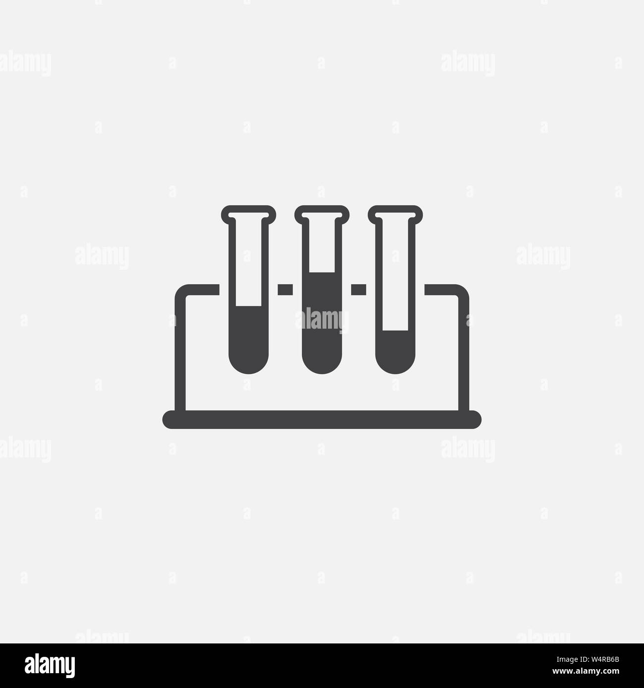 Lab Tests glyph icon. Monochrome style design simple element. Black ...