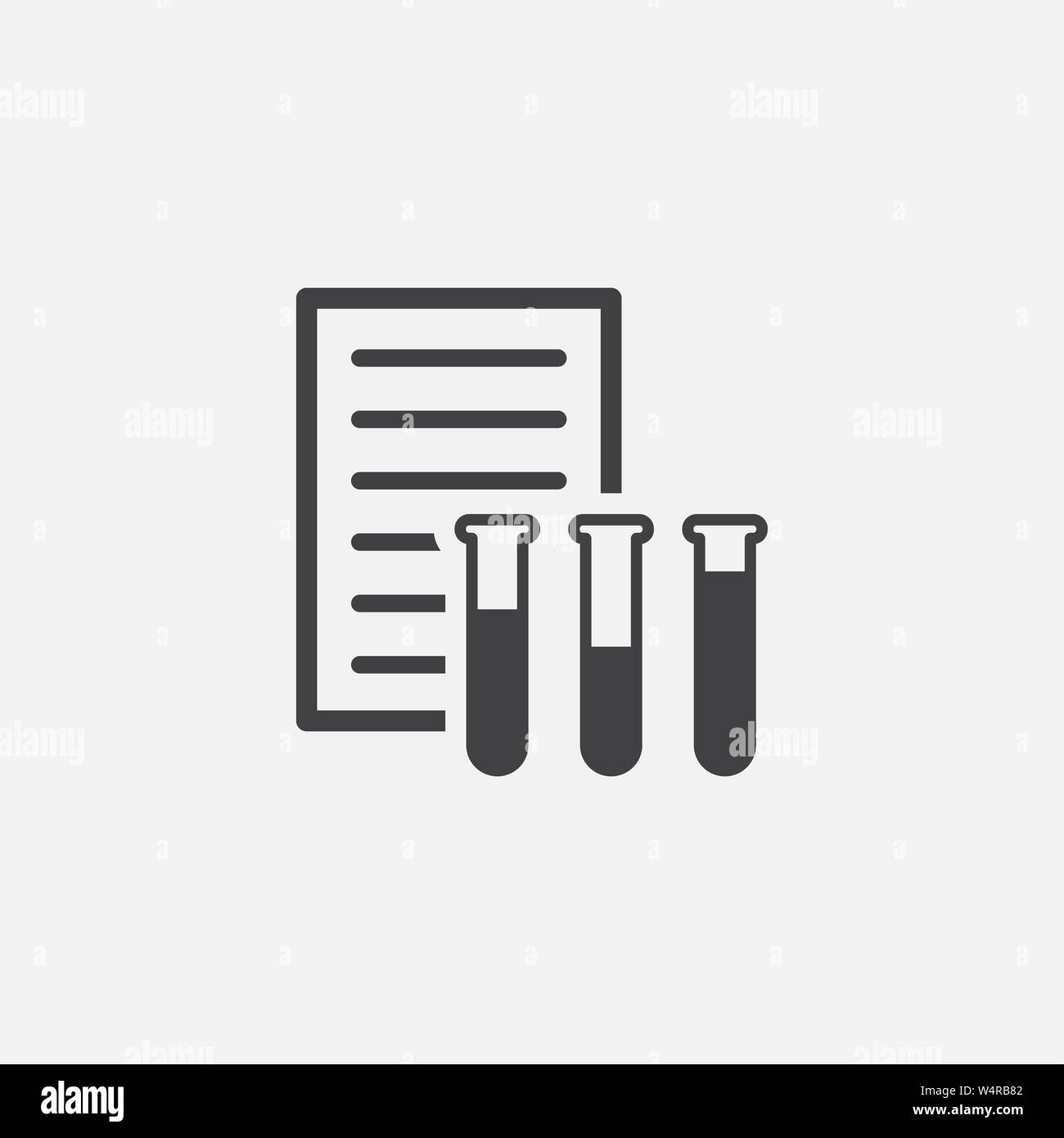 Medical Tests glyph icon. Monochrome style design simple element. Black ...