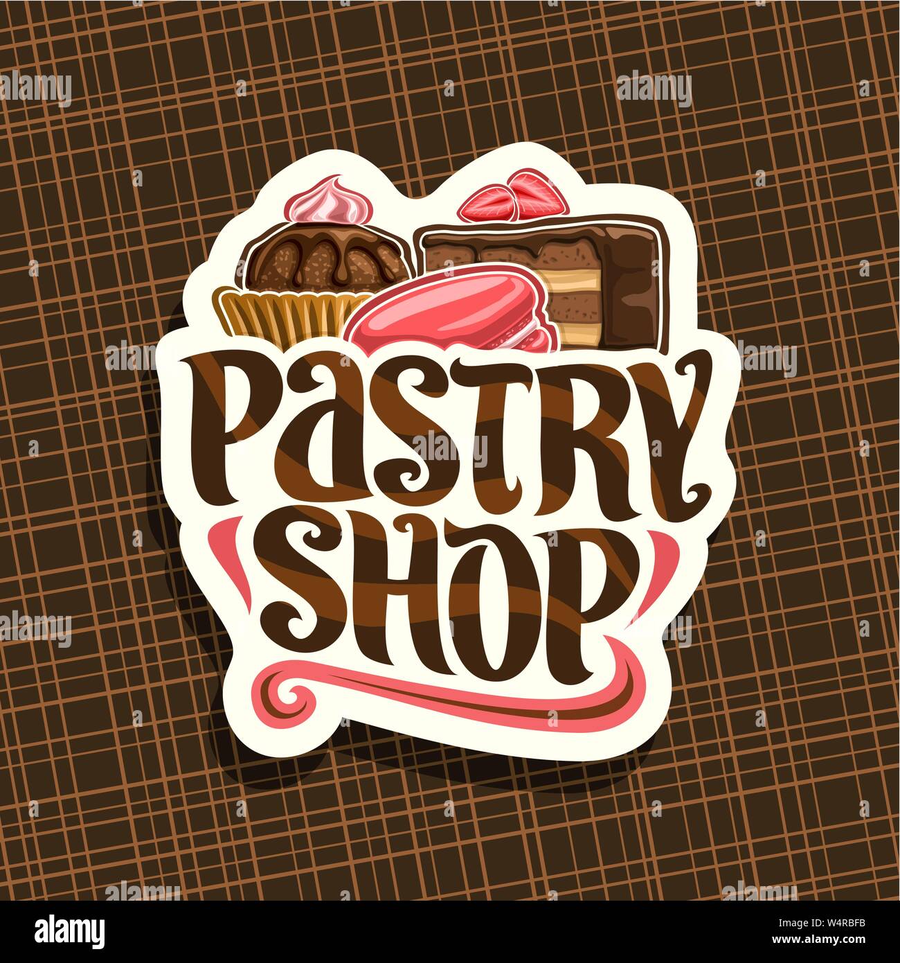 Vector logo for Pastry Shop Stock Vector Image & Art - Alamy