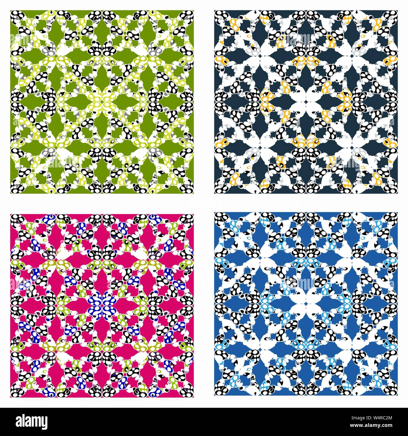 beautiful colored background collection of vector illustration Stock ...