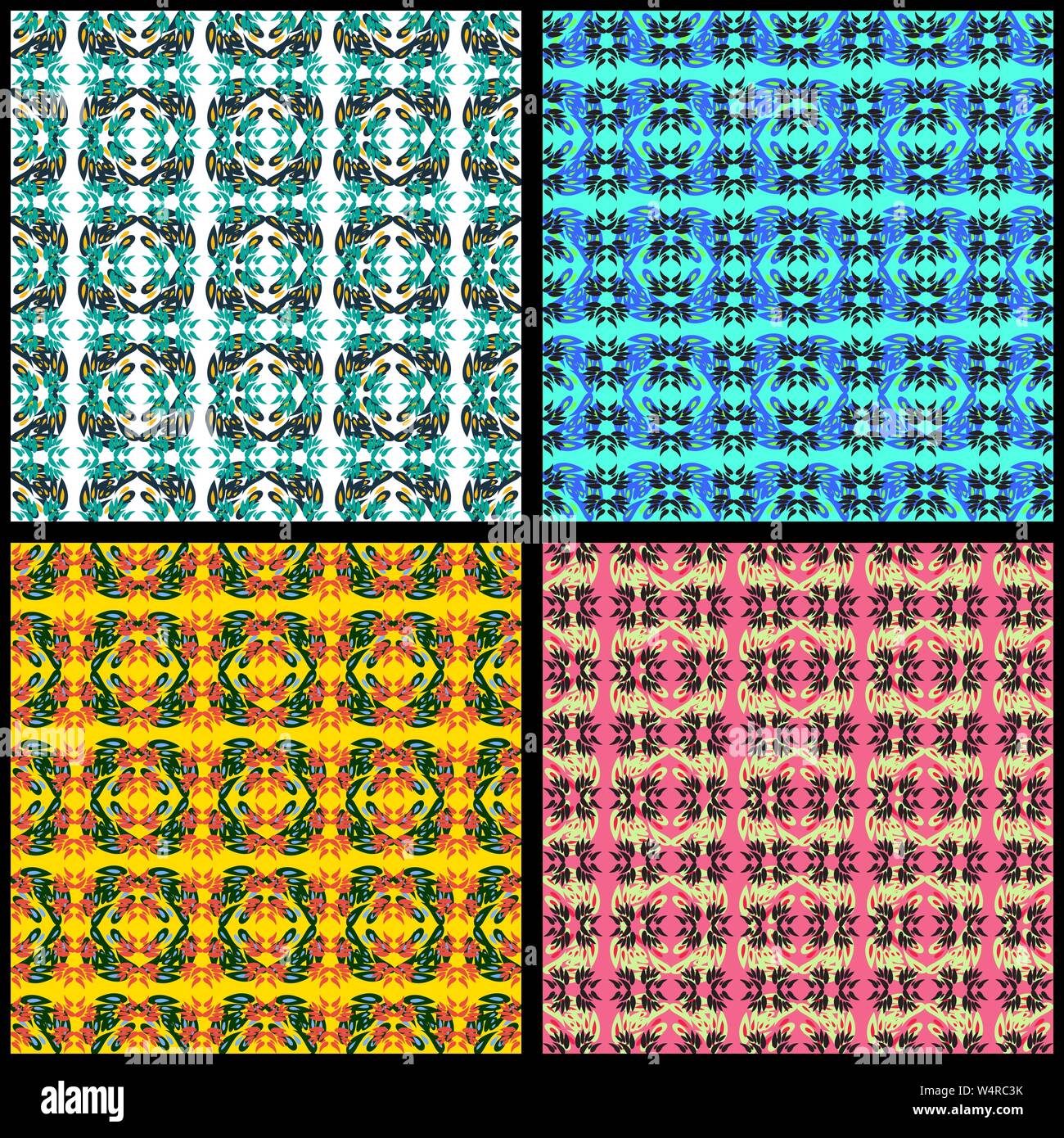 abstract objects colorful background vector illustration Stock Vector ...