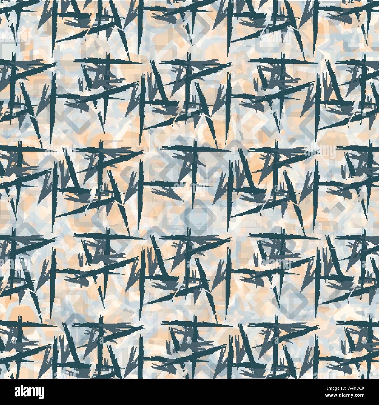 line on a geometric background grunge effect vector illustration Stock ...