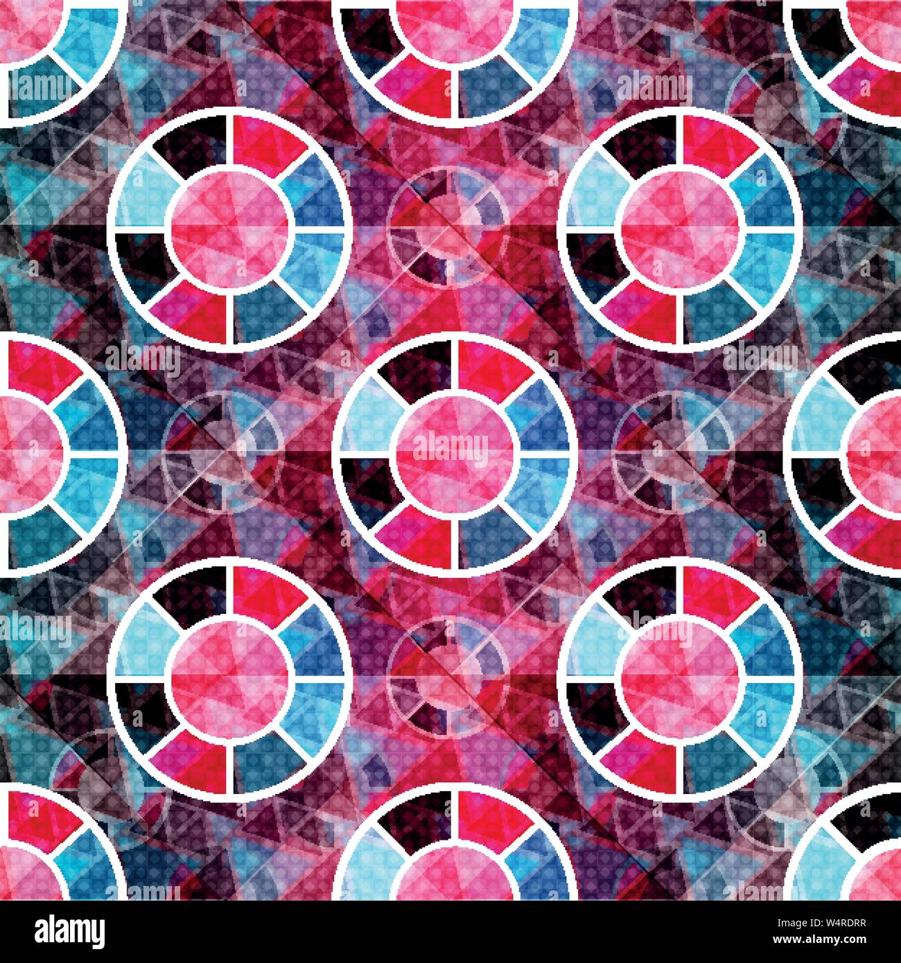 abstract polygons and circles on a beautiful geometric background ...