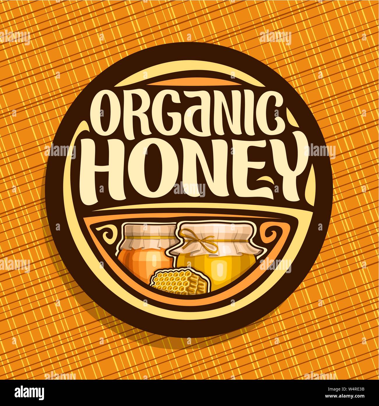 Honey vector logo hi-res stock photography and images - Alamy