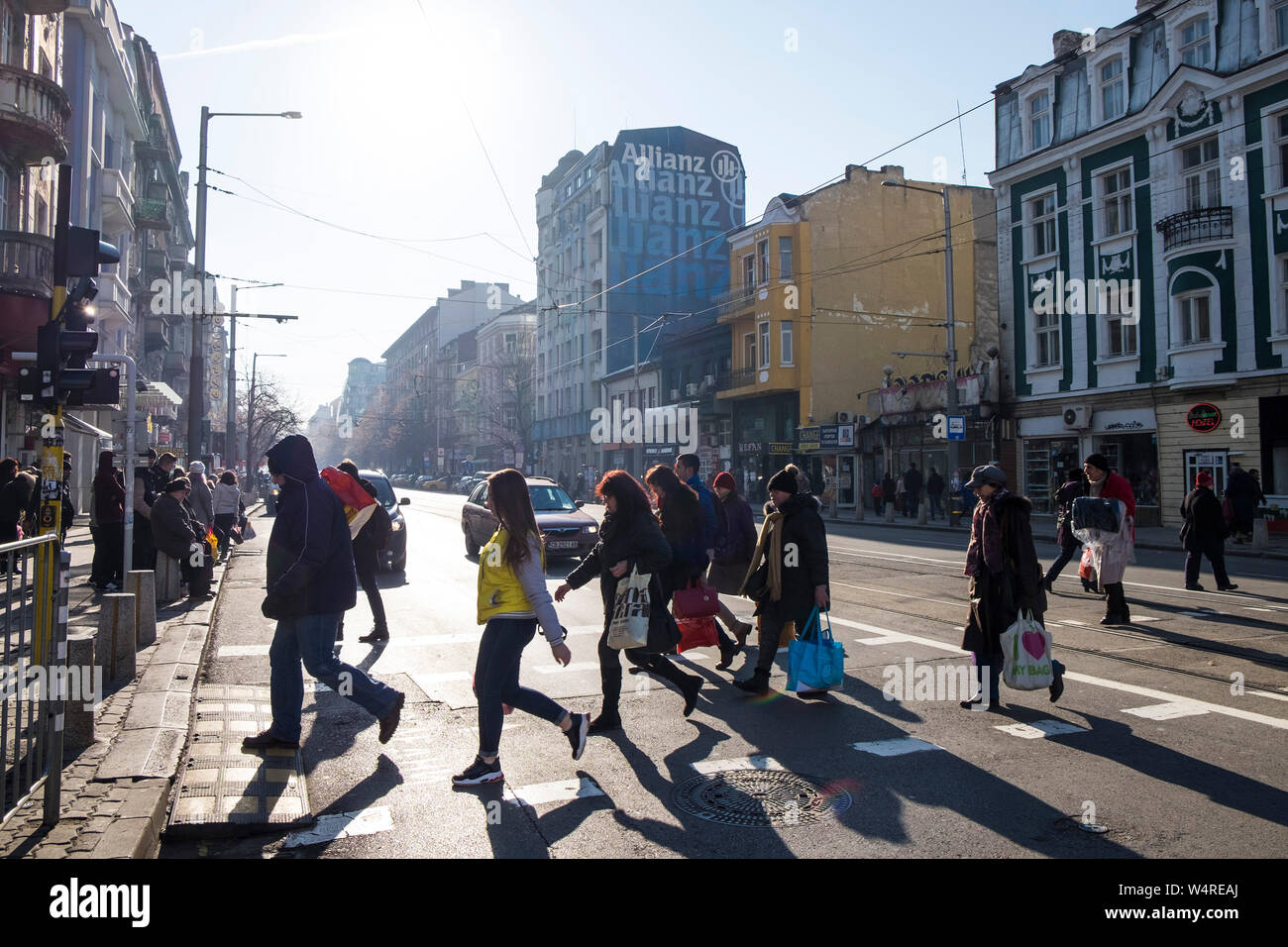 Bulgaria, Sofia, daily life Stock Photo - Alamy
