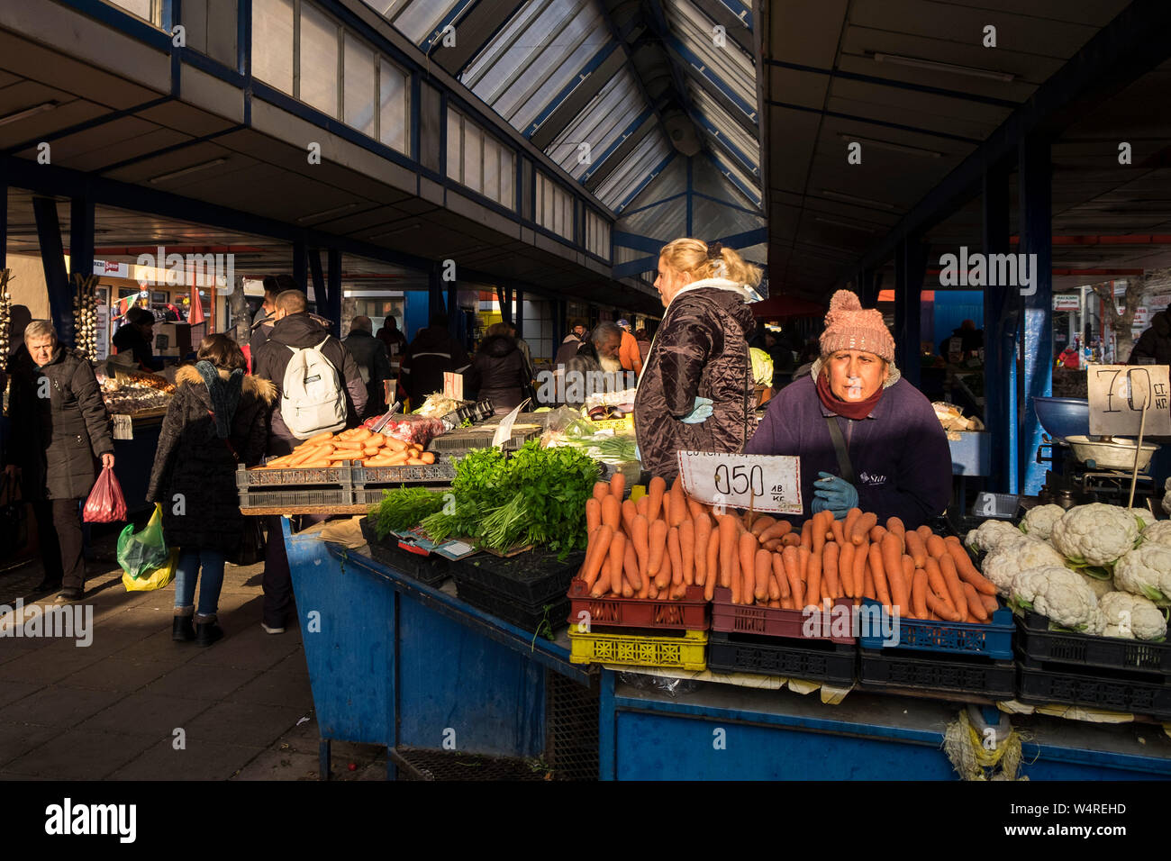 Bulgaria, Sofia, Ladies' Market Stock Photo - Alamy
