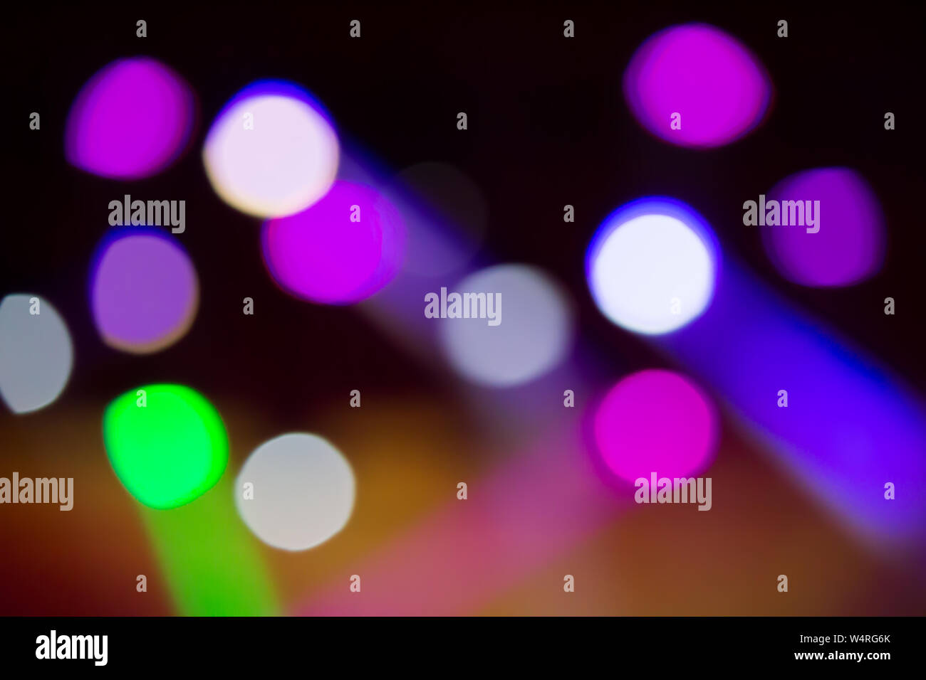 Bokeh lighting color of the show in the night beautiful Stock Photo - Alamy
