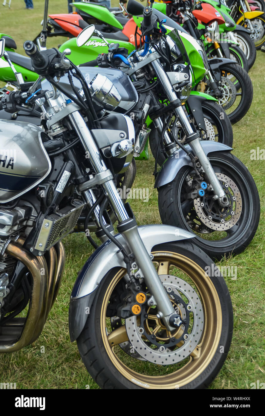 Parked Motorcycles High Resolution Stock Photography and Images - Alamy