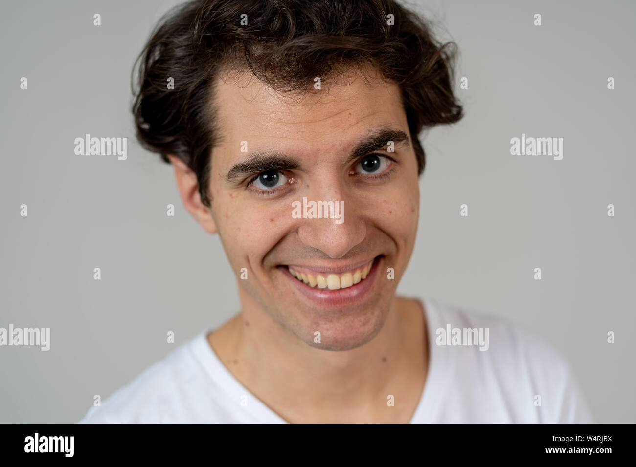 Portrait optimistic positive man hi-res stock photography and images ...