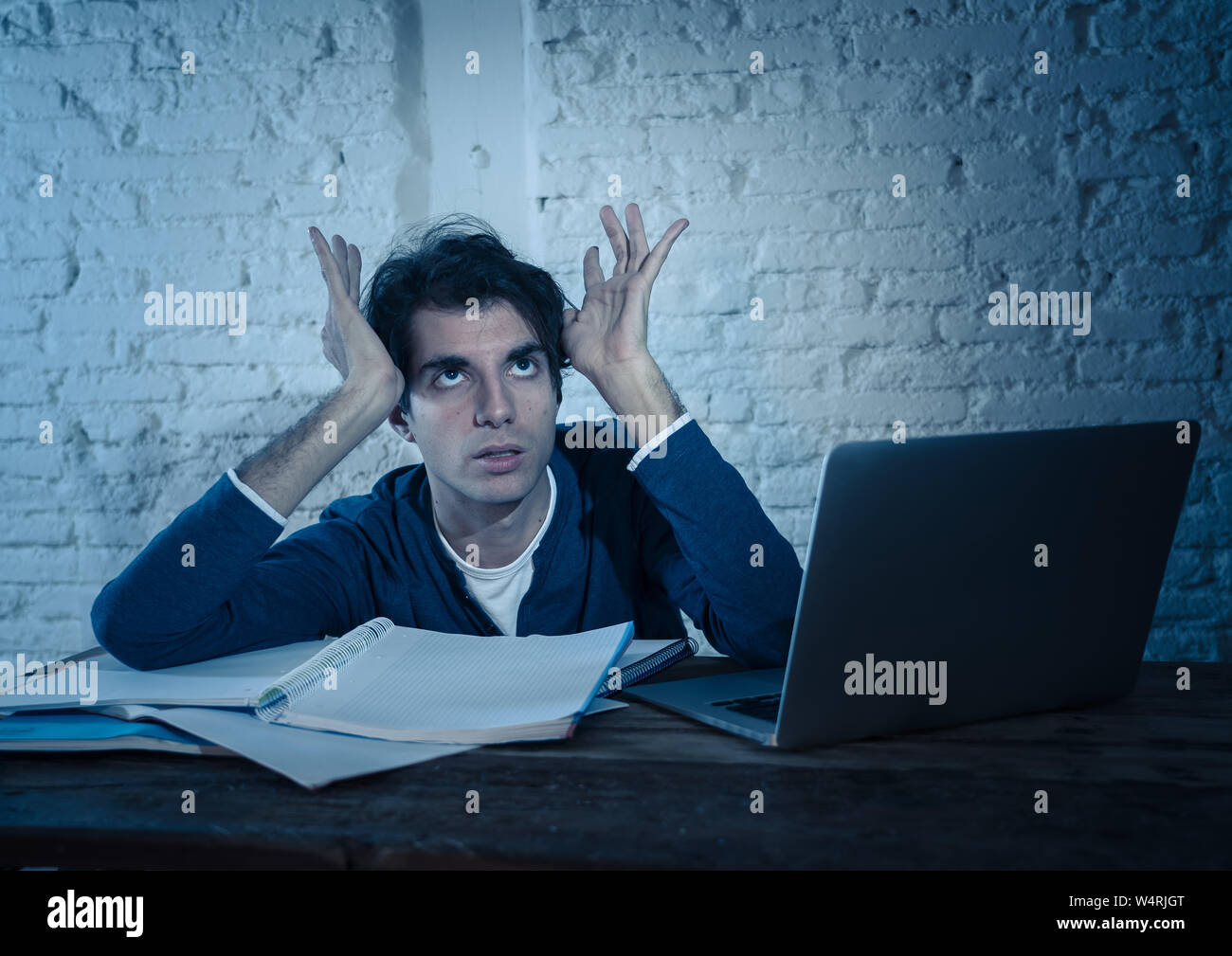 Worried teen night hi-res stock photography and images - Alamy