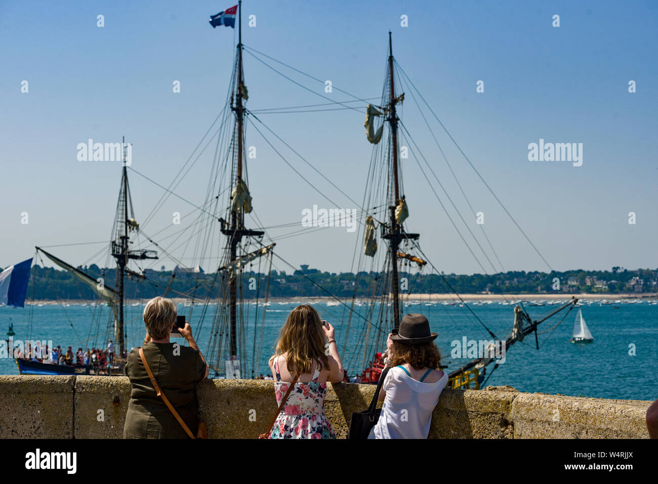 Etoile du Roy is a three-masted sixth-rate frigate, a replica of a ...