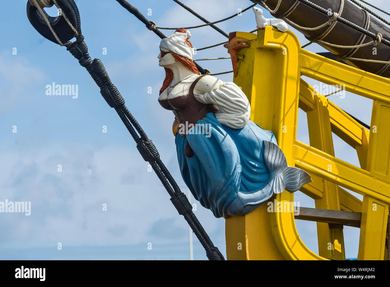 Etoile du Roy is a three-masted sixth-rate frigate, a replica of a ...