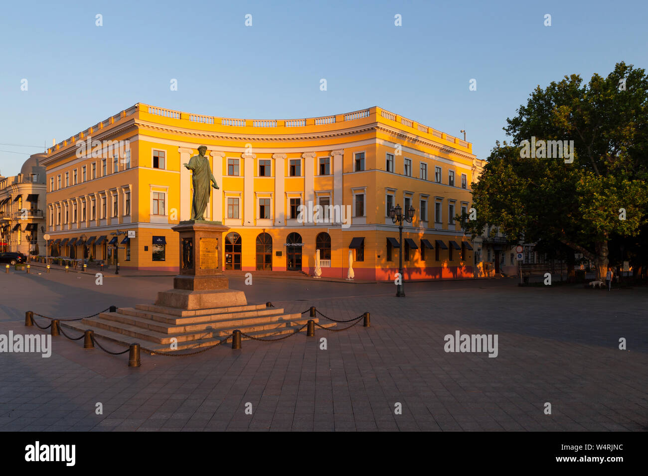 Ukraine, Odessa, Primorsky Boulevard, 13th of June 2019. Statue of Duke ...