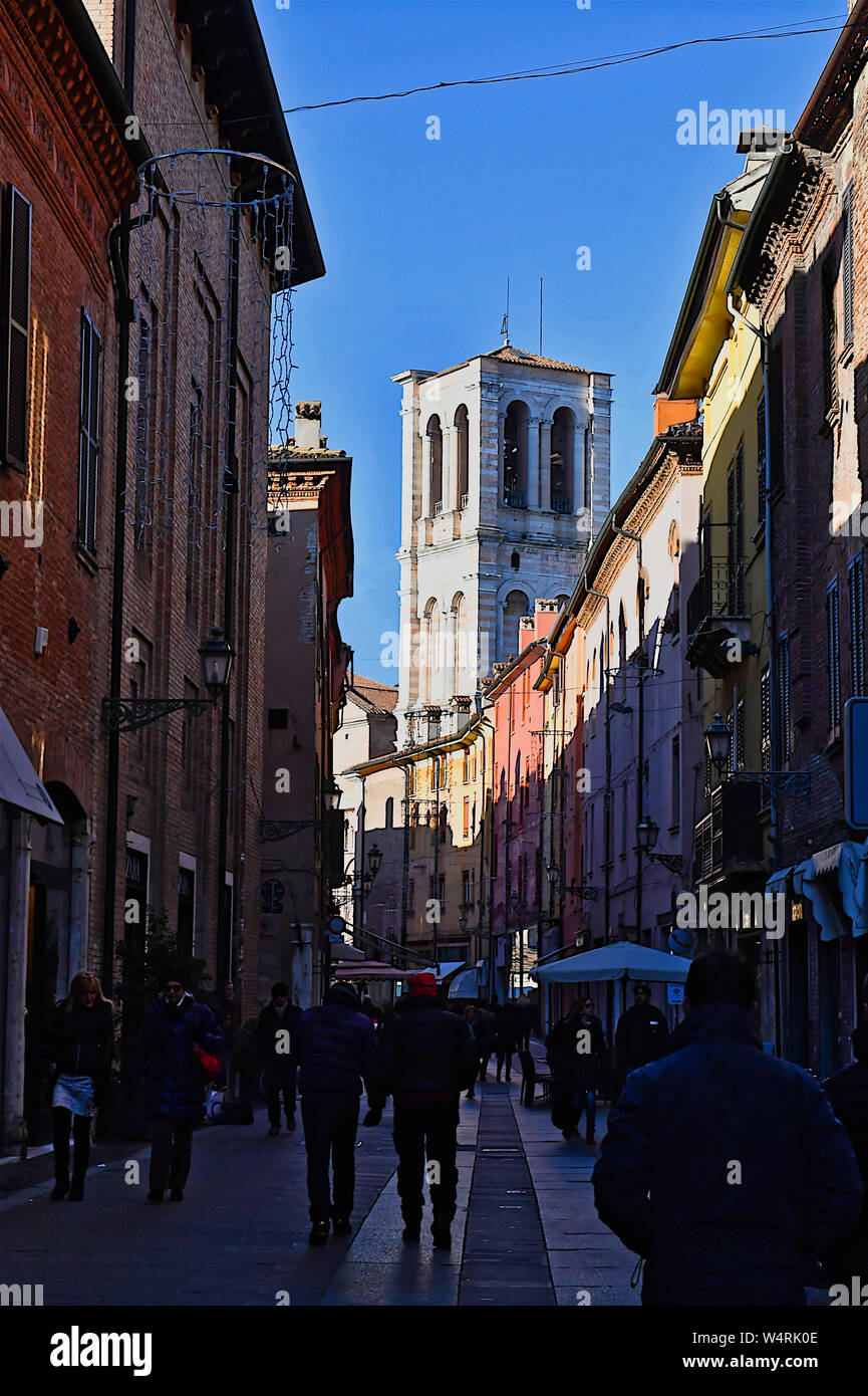 Ferrara street hi-res stock photography and images - Alamy
