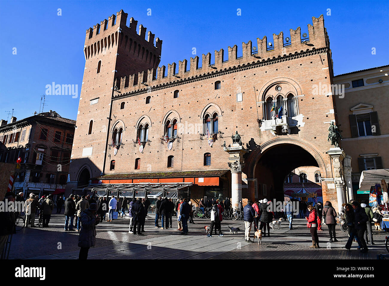 Ferrara town hall, Emilia-Romagna, Italy Stock Photo - Alamy