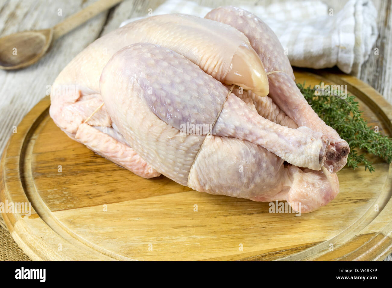 whole and raw chicken Stock Photo - Alamy