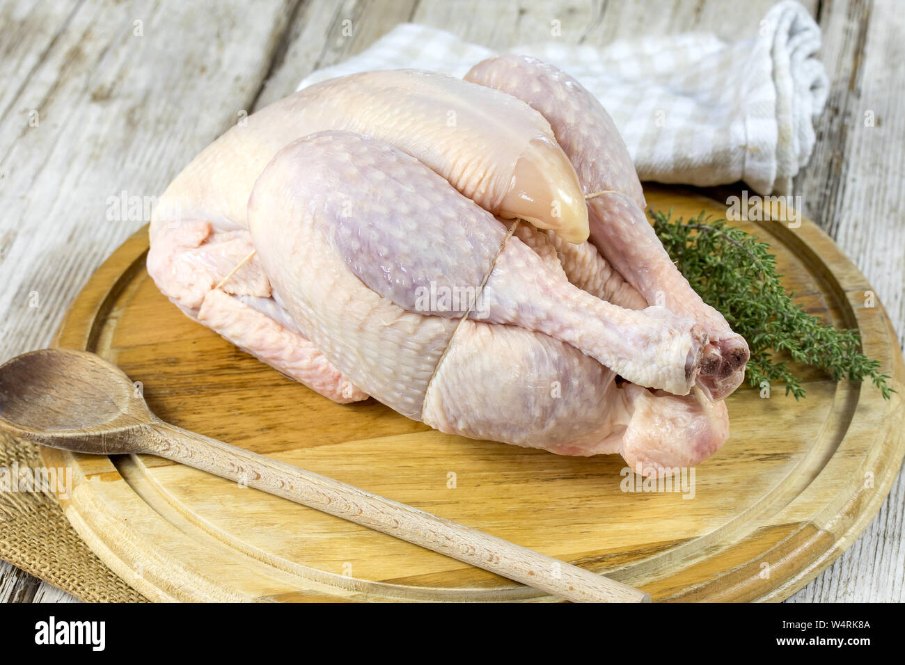 whole and raw chicken Stock Photo - Alamy