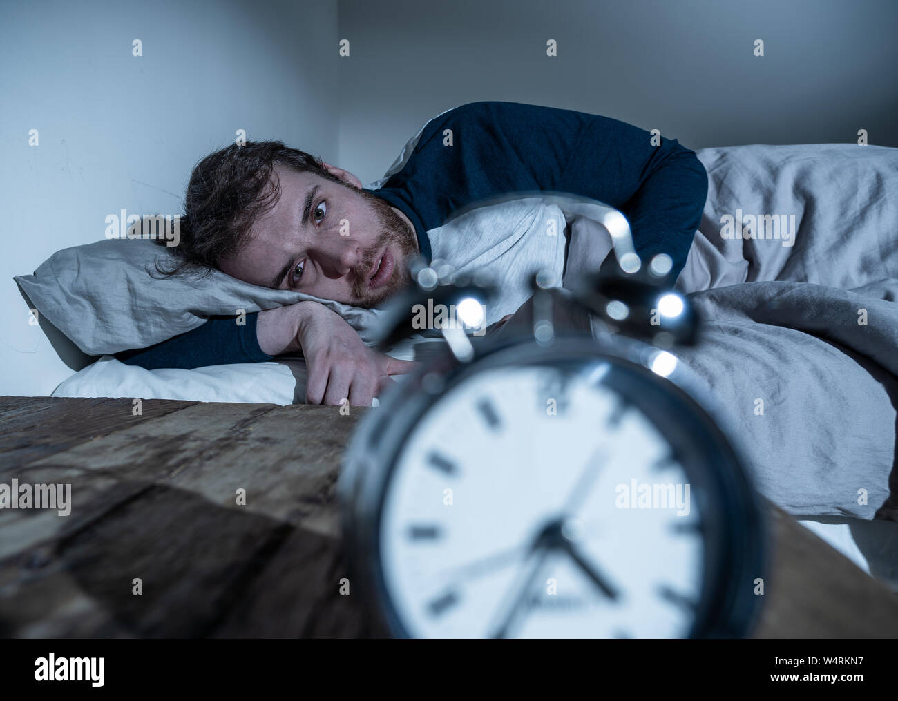 Mental Health Insomnia And Sleeping Disorders Frustrated And Hopeless