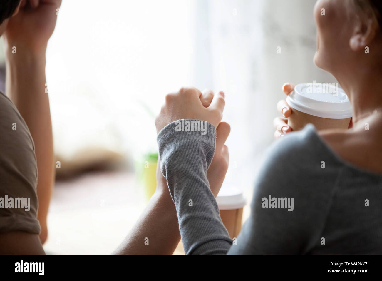 Man holding hand of woman hi-res stock photography and images - Alamy