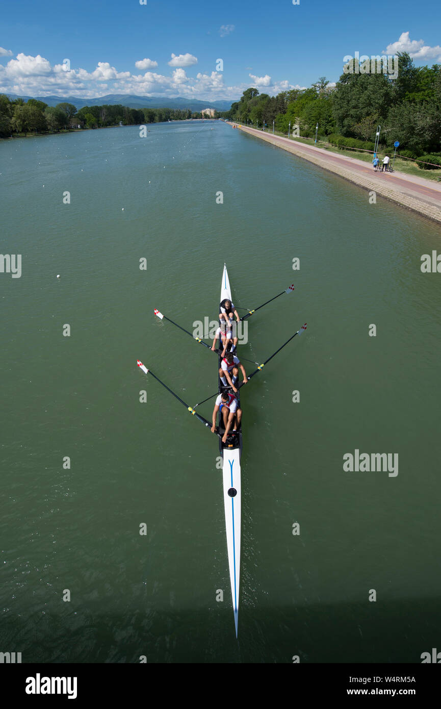 Plovdiv, Bulgaria, 10-12th May 2019, FISA, Rowing World Cup 1, Plovdiv ...