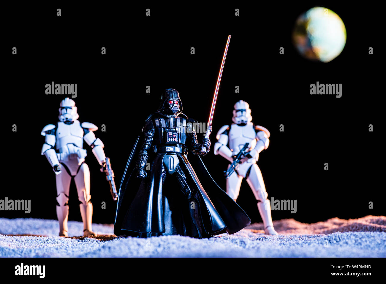 Darth vader and two stormtroopers hi-res stock photography and images ...