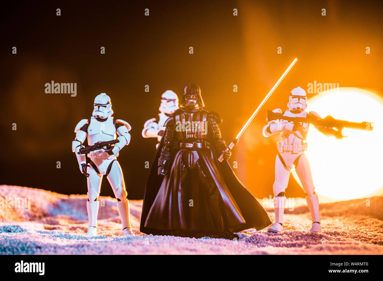 Darth vader and stormtroopers hi-res stock photography and images - Alamy