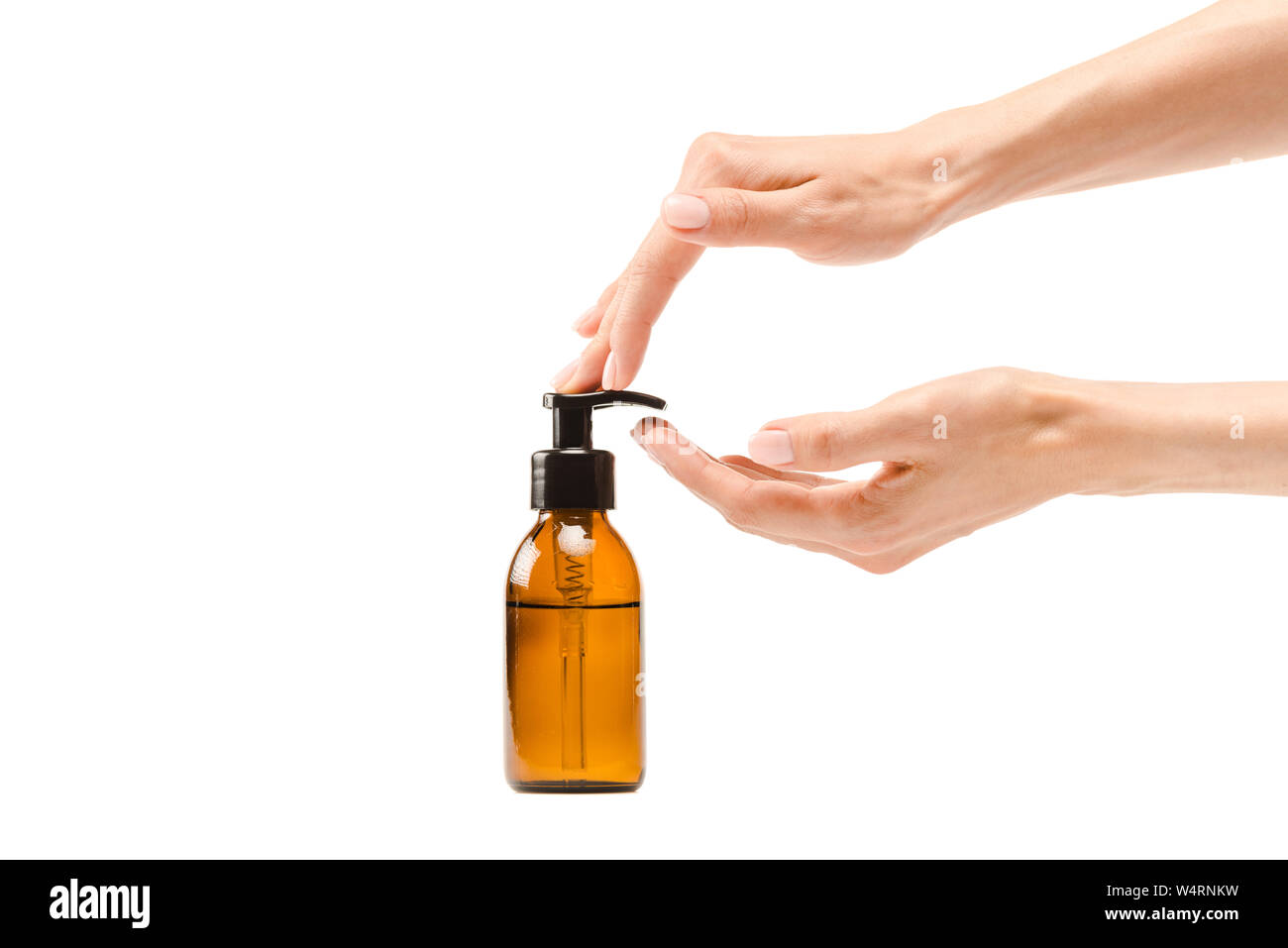 Pumping body lotion bottle hi-res stock photography and images - Alamy