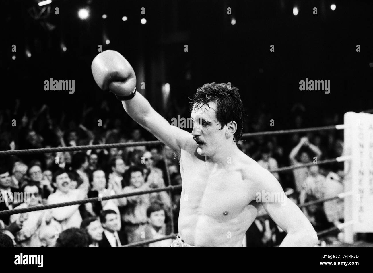Boxing crowd cheering hi-res stock photography and images - Alamy
