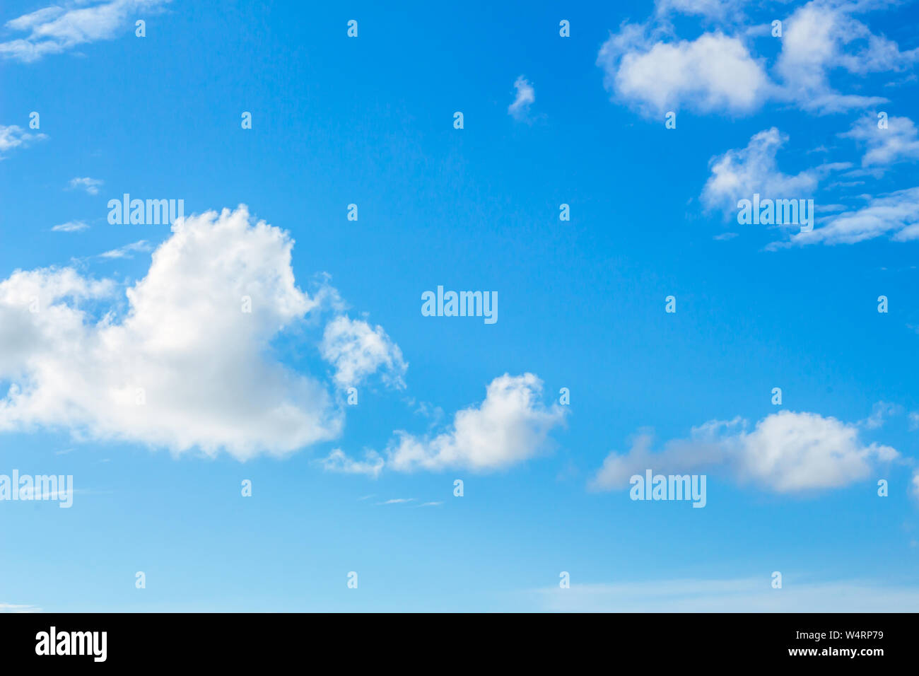 Blue sky and clouds in the fresh air Stock Photo - Alamy