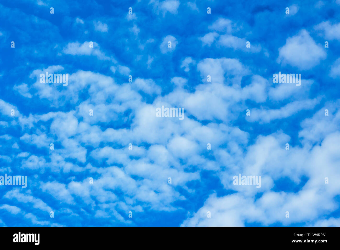 Blue sky and clouds in the fresh air Stock Photo - Alamy