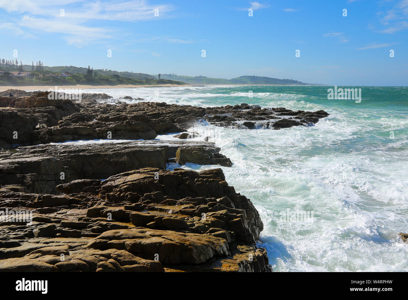 Umzumbe beach in KwaZulu-Natal, South Africa - Seaside resort in the ...